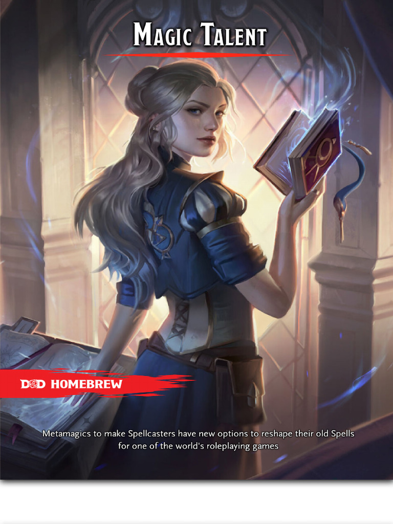 Magic Talent, Tome of Metamagic - GM Binder | PDF