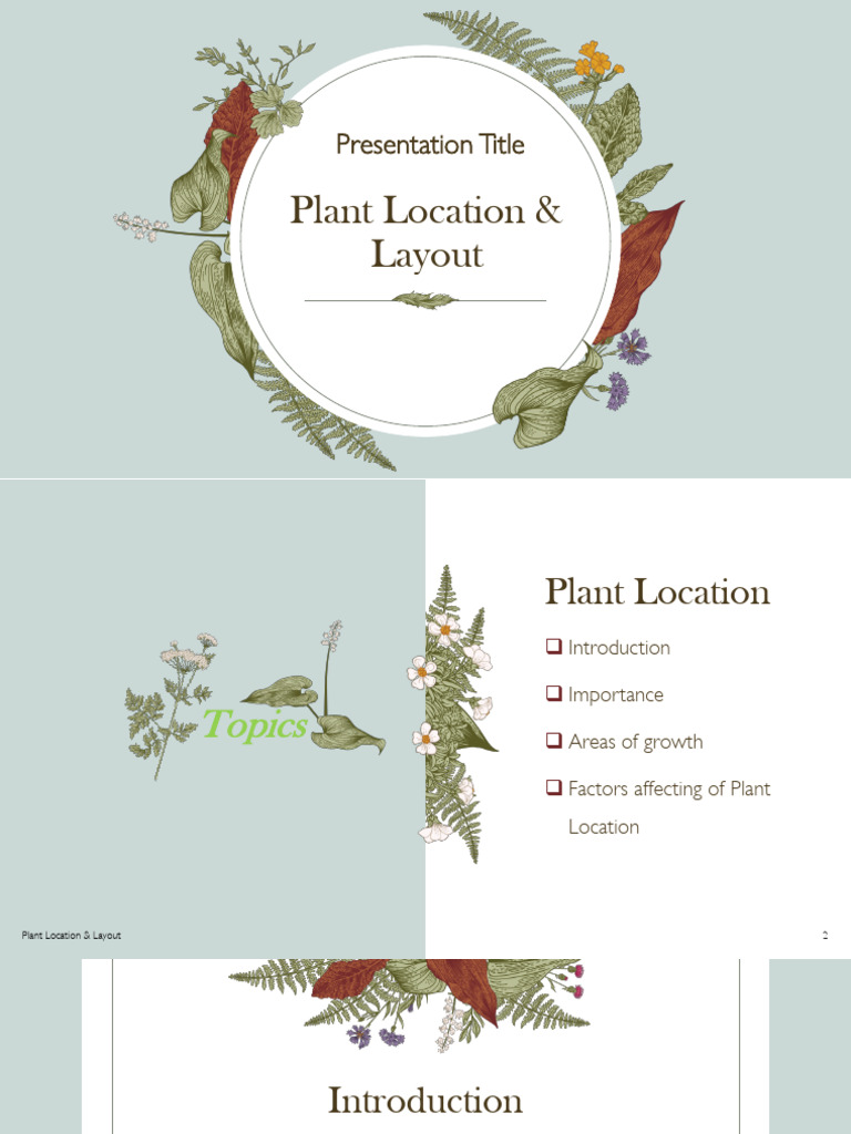 Plant Location & Layout | PDF
