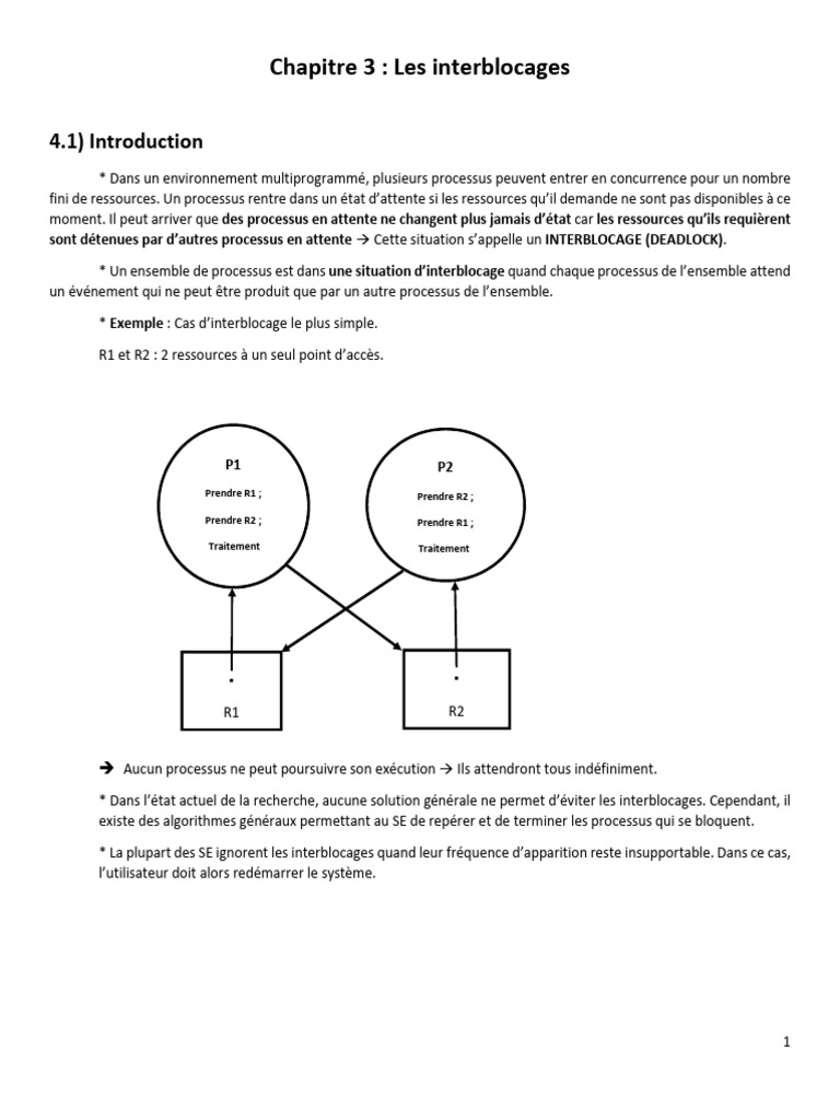 SE2 - Chapitre 3 | PDF
