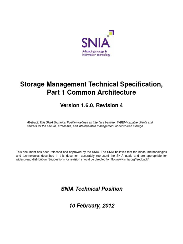 SMI-Sv1 6r4-Architecture Book | PDF | Parameter (Computer Programming) | Method (Computer ...