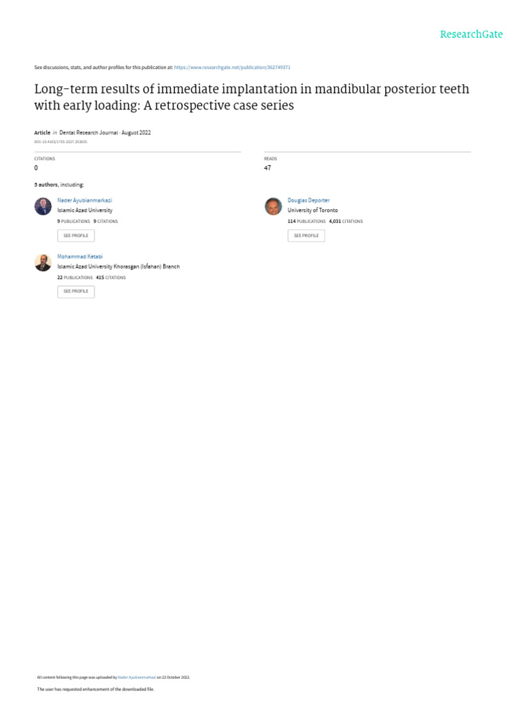 New Immediate Molar Paper 2 | PDF