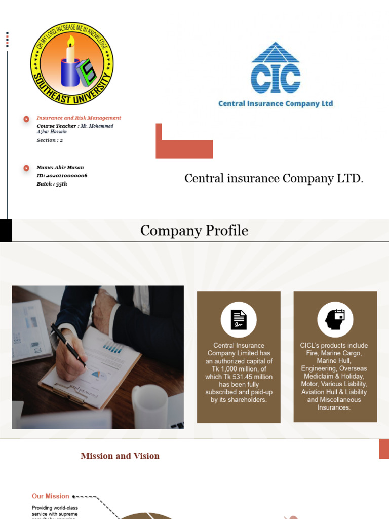 Central Insurance Company Ltd. | PDF