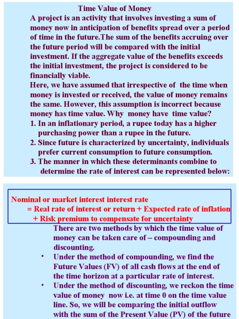 Icfai FM Time Value of Money Ch. Iii | PDF | Present Value | Time Value Of Money