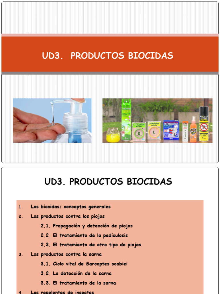 UD 3. Biocidas | PDF