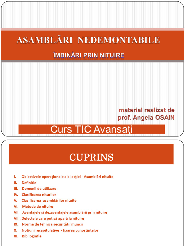 Asamblari Prin Nituire | PDF