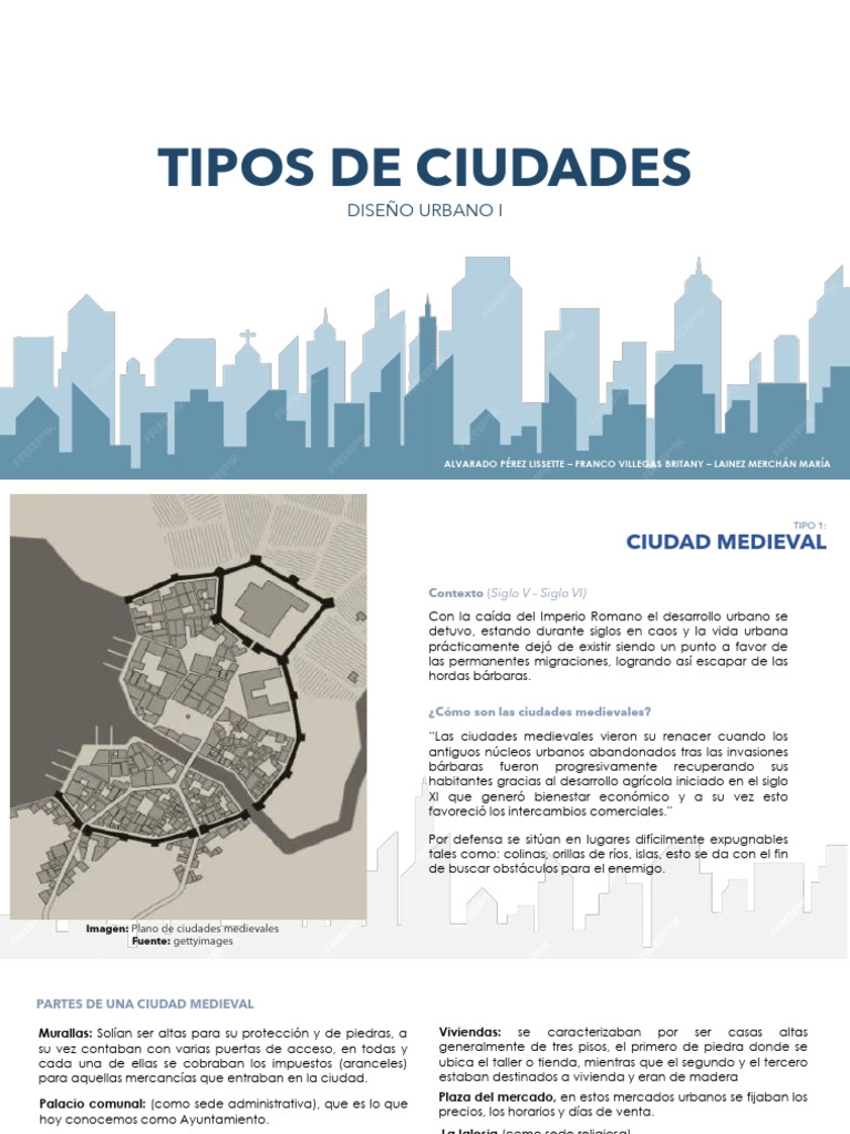 Tipos de Ciudades - Grupoa | PDF | Edades medias | Renacimiento