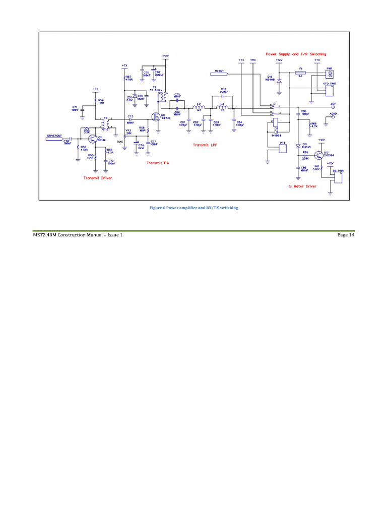 Construction Manual 40M MST2 SSB TRANSCEIVER BOARD-14-17 | PDF