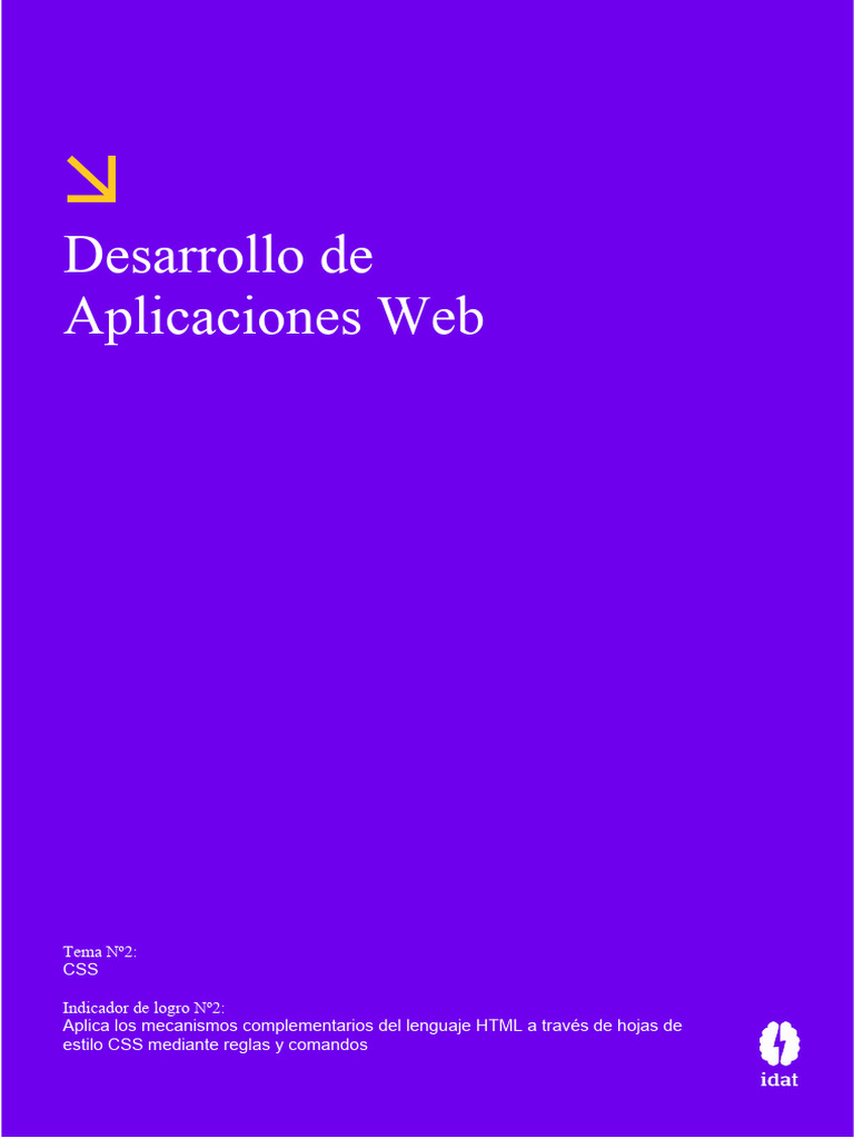Guía 02 - Desarrollo de Aplicaciones Web | PDF