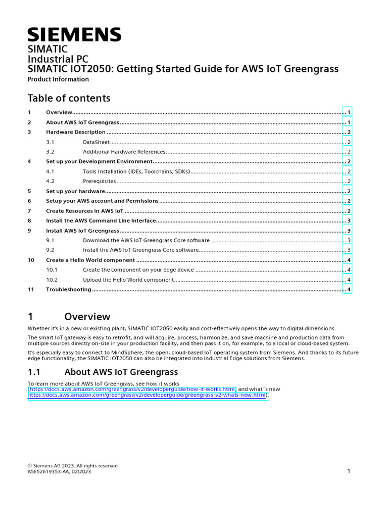 Getting Started with AWS IoT Greengrass | PDF | Command Line Interface ...