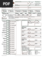 Pathfinder 2E Eidolon Character Sheet | PDF | Tabletop Games | Role ...