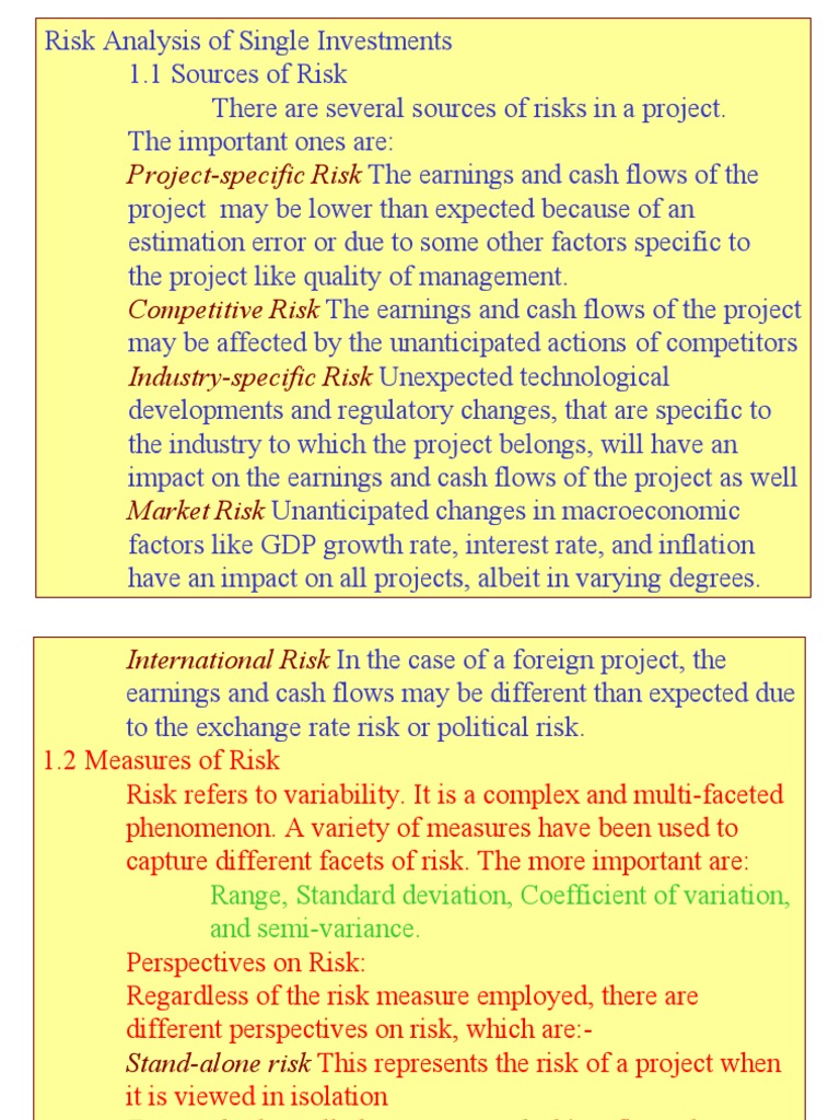 Project Appraisal Risk Analysis | PDF Project Appraisal Risk Analysis | PDF