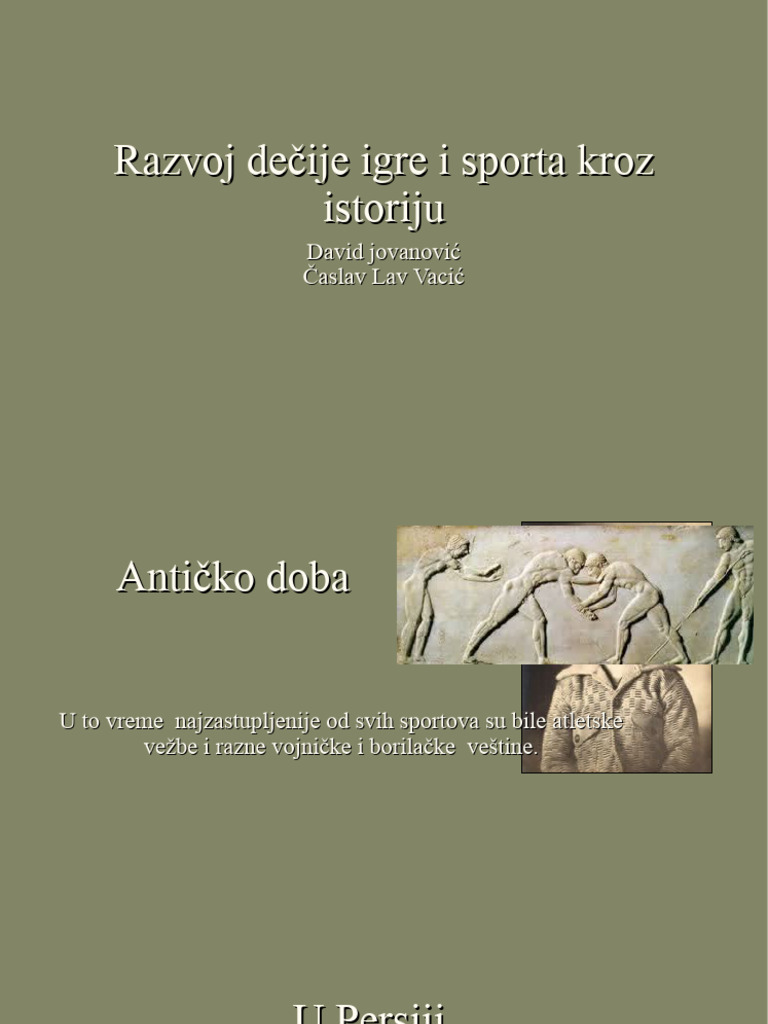 Igre Kroz Istoriju | PDF