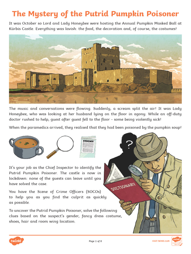 Solve the Putrid Pumpkin Mystery | PDF