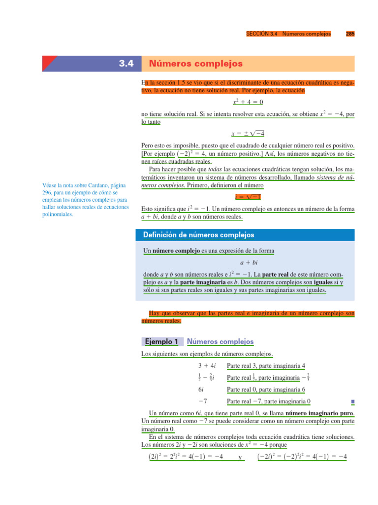 Números complejos | PDF