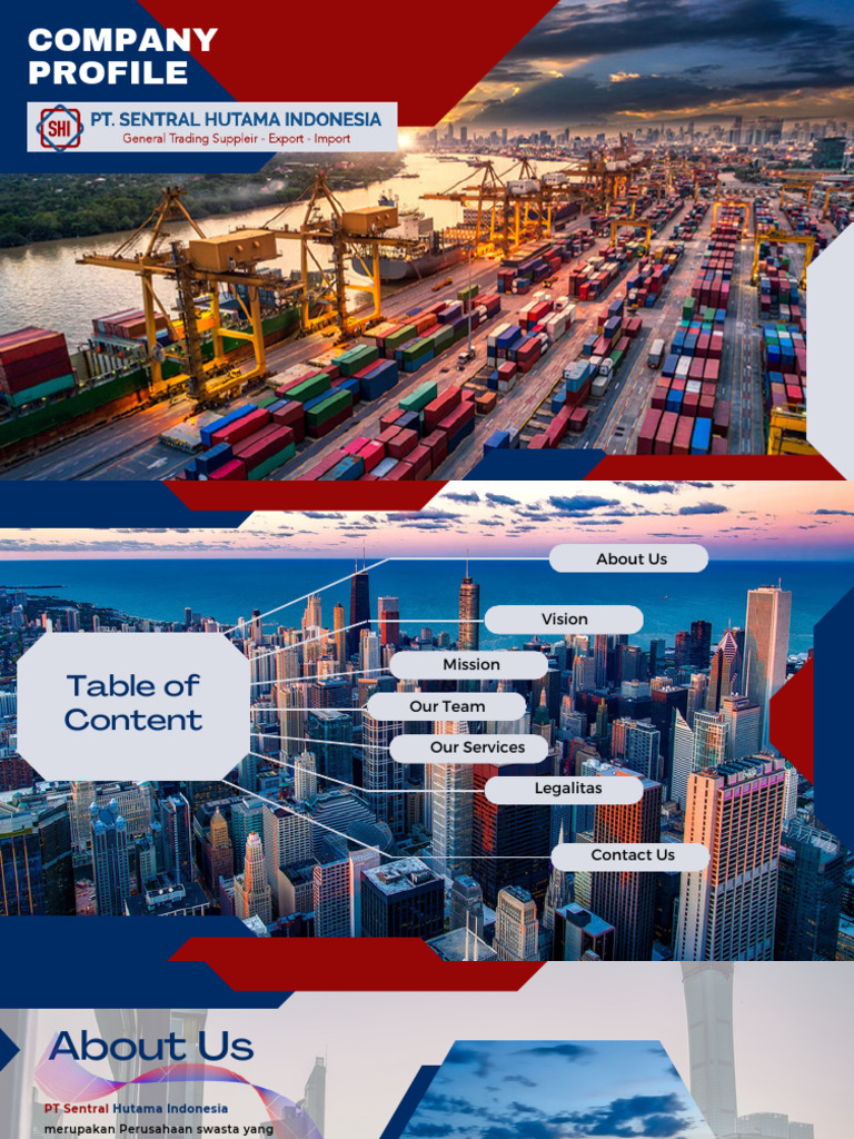 Company Profile Sentral Hutama Indonesia | PDF