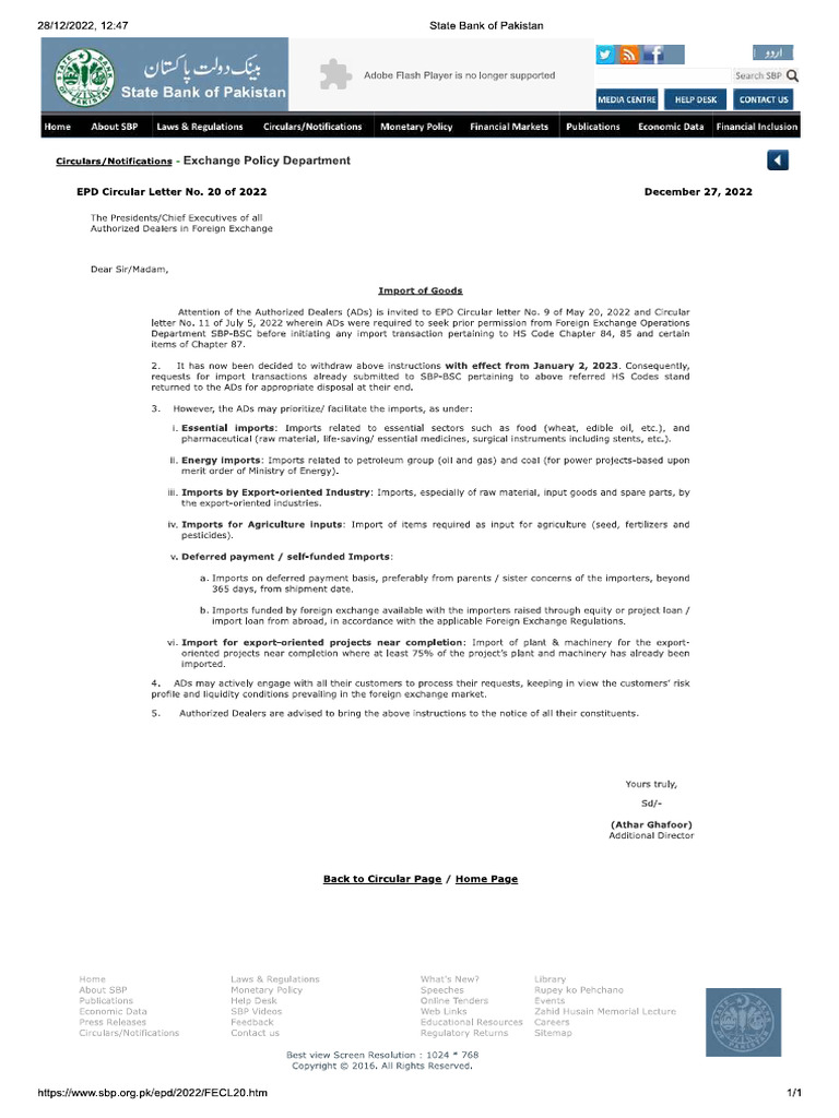 EPD Circular Letter No. 20 of 2022 | PDF