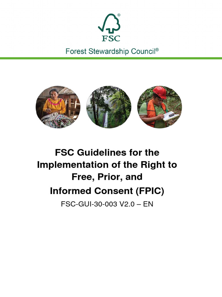 FSC-GUI 30-003 EN V2-0 FPIC Guidelines | PDF