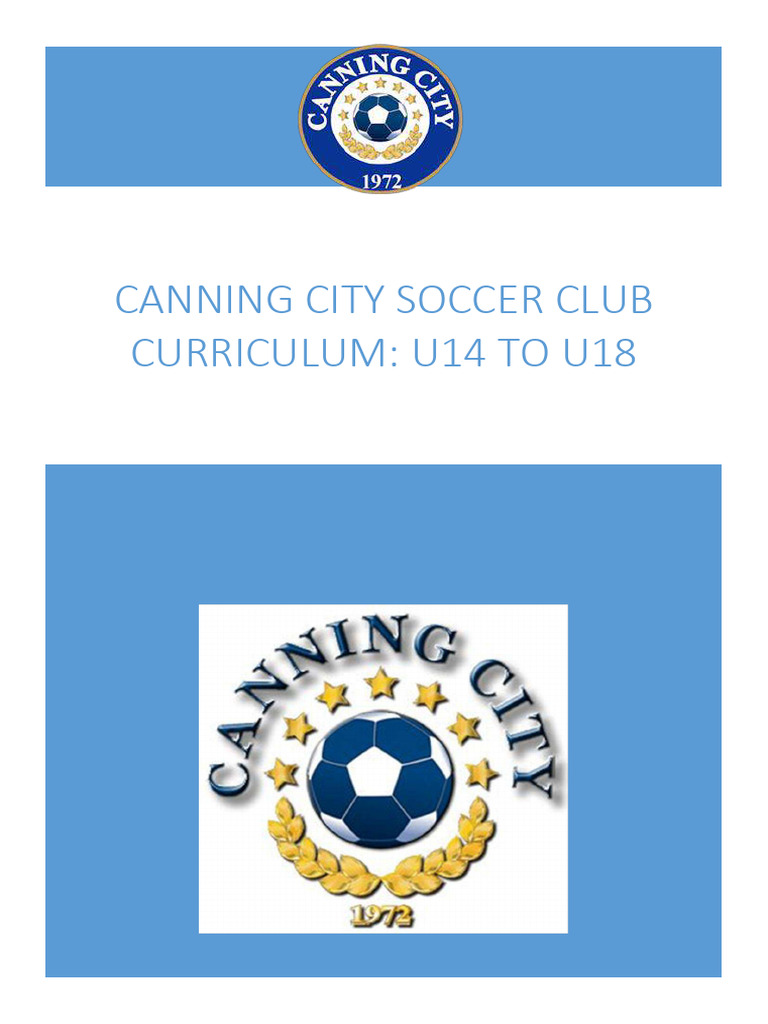 Canning City Curriculum 2017 U14 To U18 | PDF