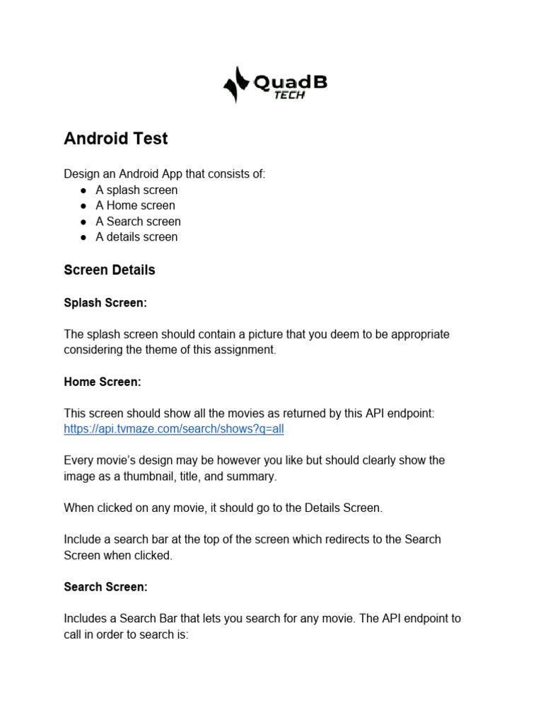 Andriod Test Pdf