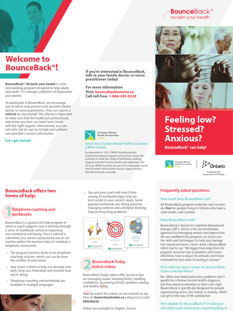 Bounce Back Information Package (A) Fillable | PDF