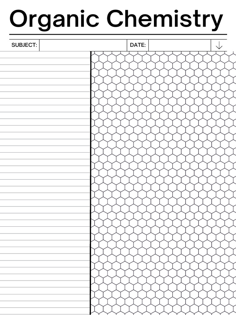 Organic Chemistry Template | PDF