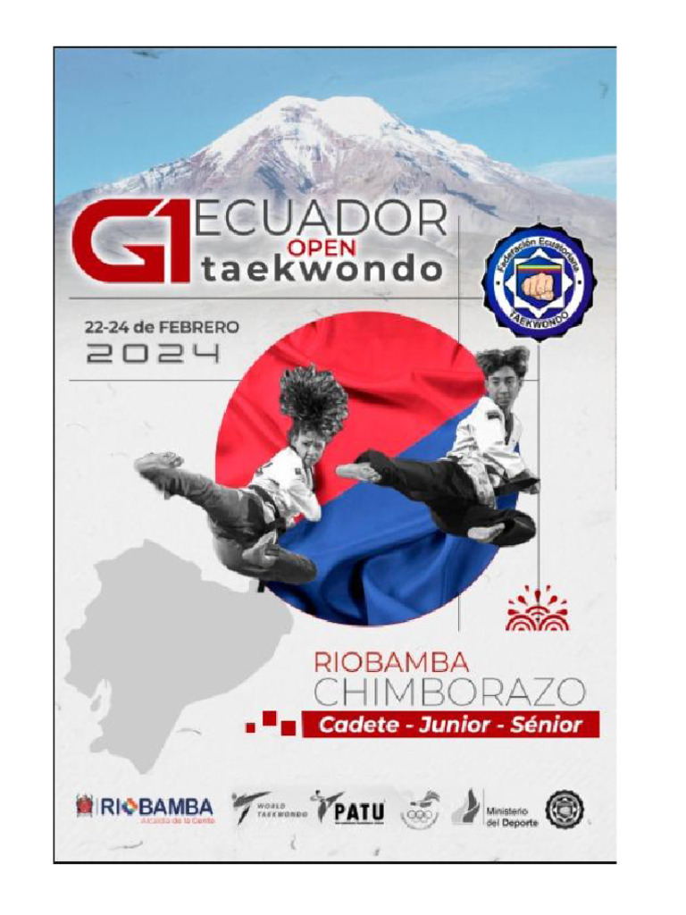 Ecuador Open G1 Poomsae | PDF