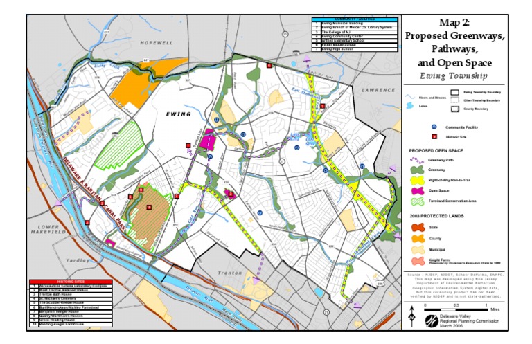 Map 2: Proposed Greenways, Pathways, and Open Space | PDF