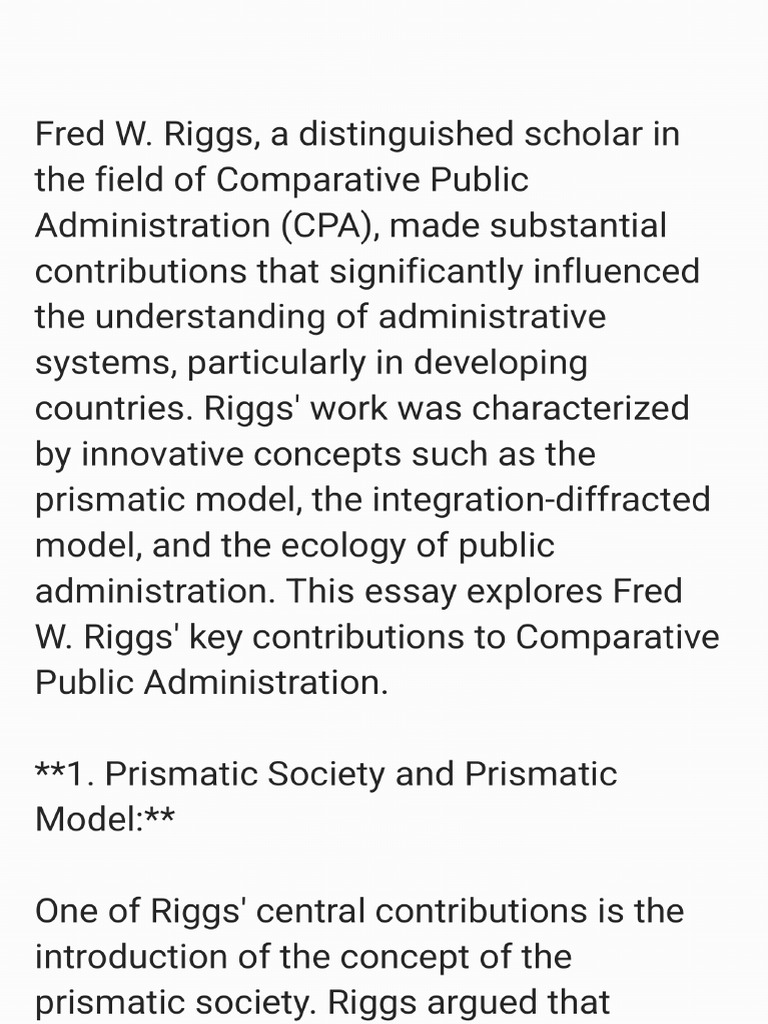 Riggs Contribution | PDF