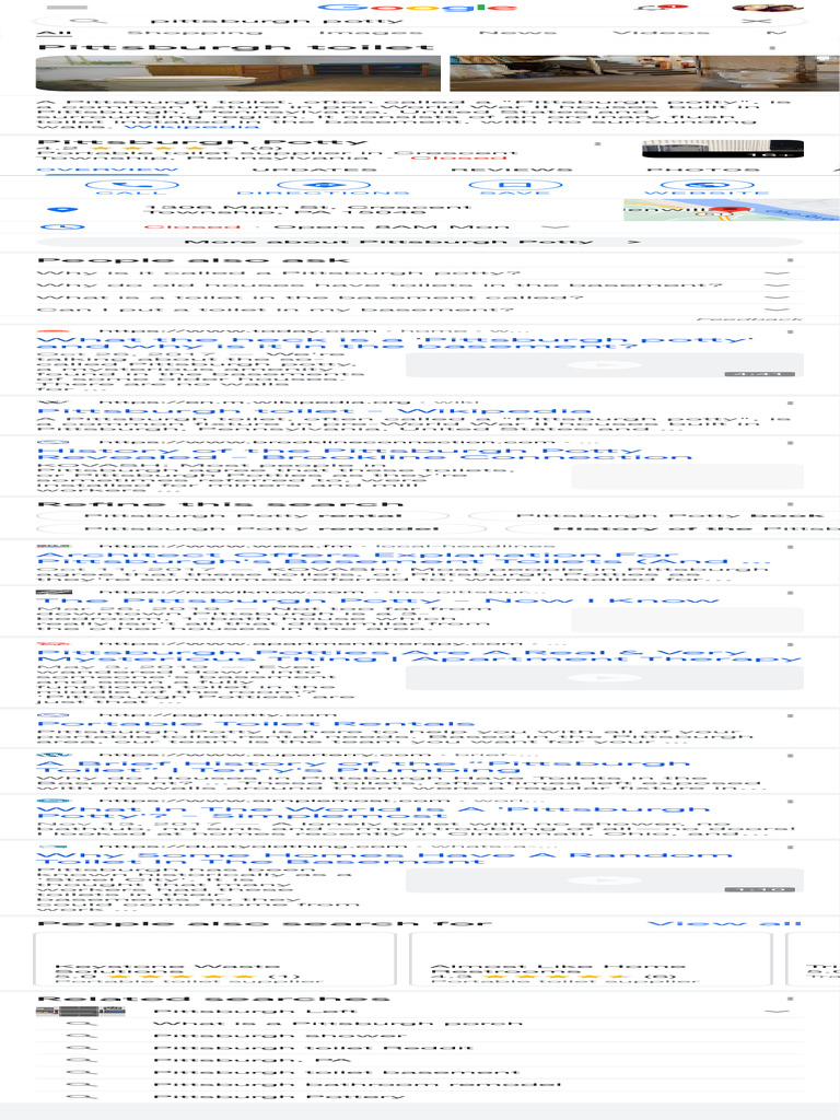 Pittsburgh Potty - Google Search | PDF