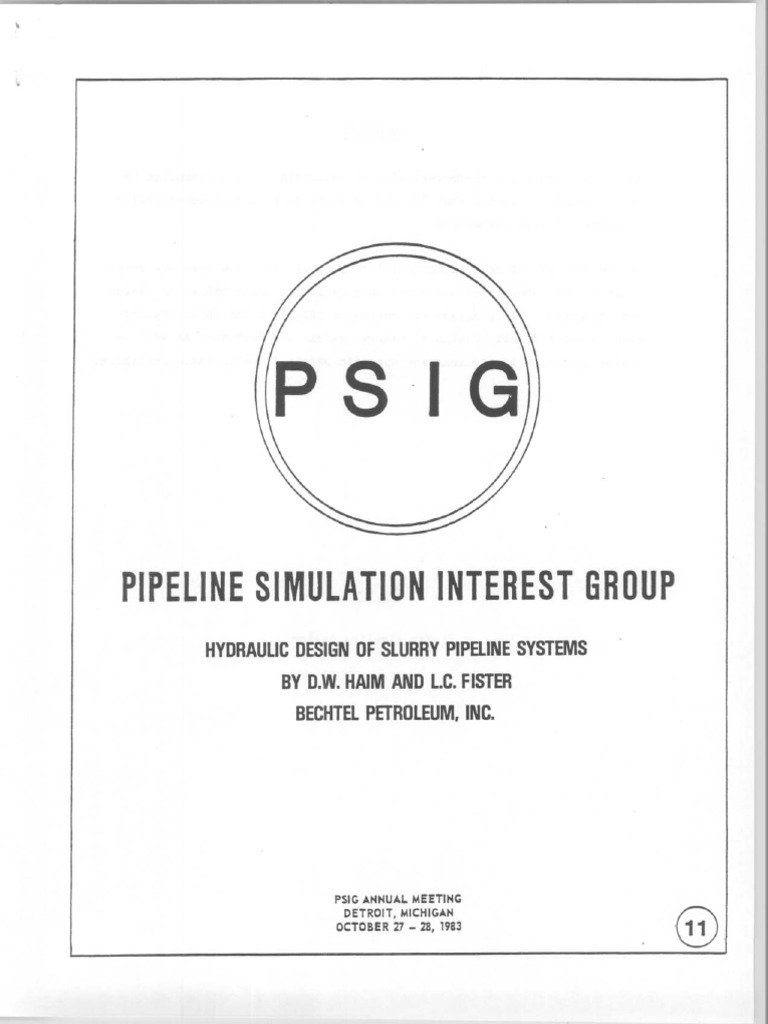 HYDRAULIC DESIGN OF SLURRY PIPELINE SYSTEM | PDF