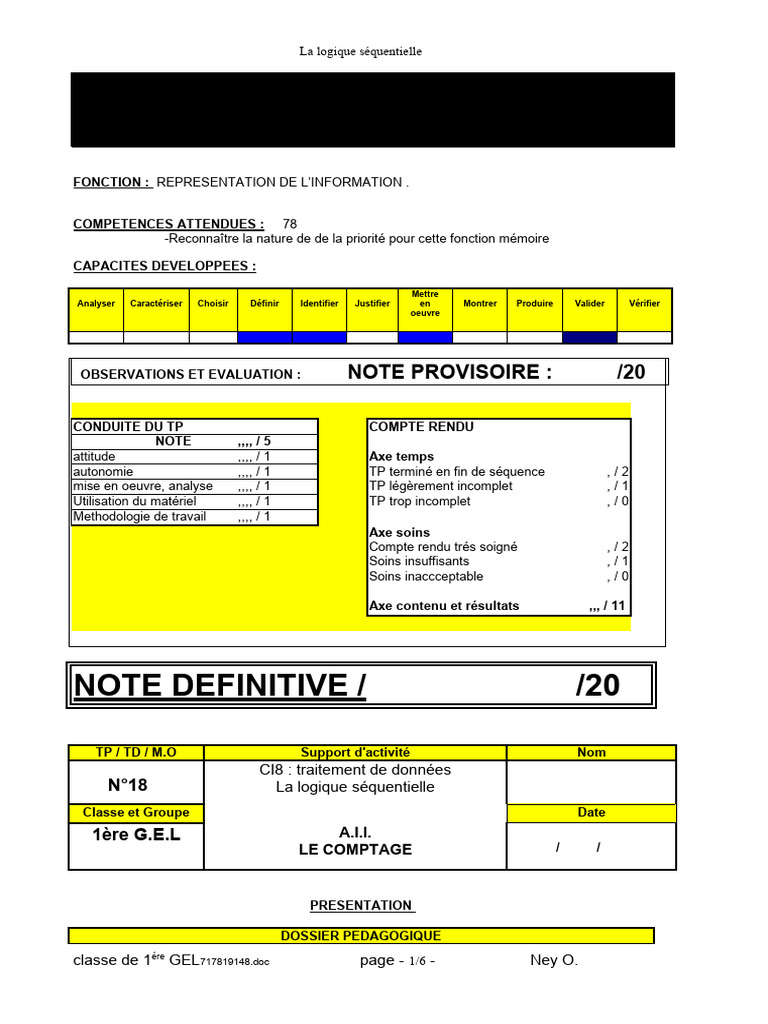 Logique séquentielle et comptage SN7490 | PDF