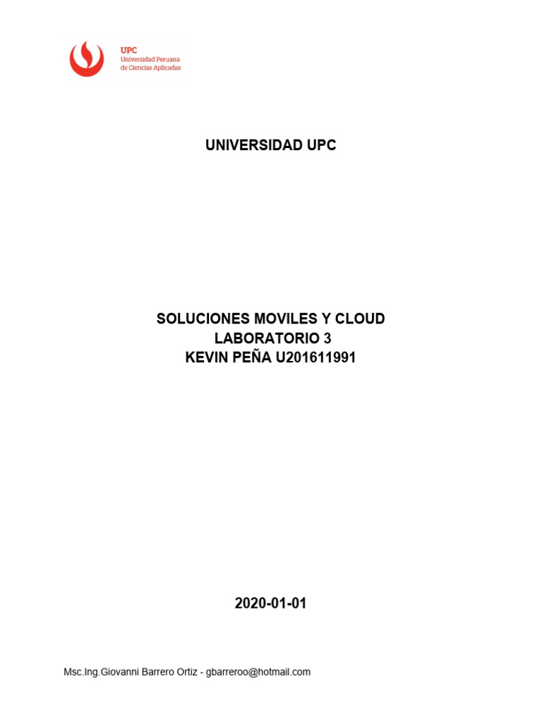 LAB03 KevinPeña | PDF | Informática | Software