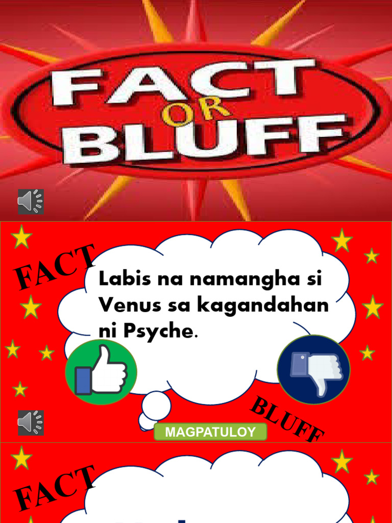 Fact or Bluff Activity | PDF