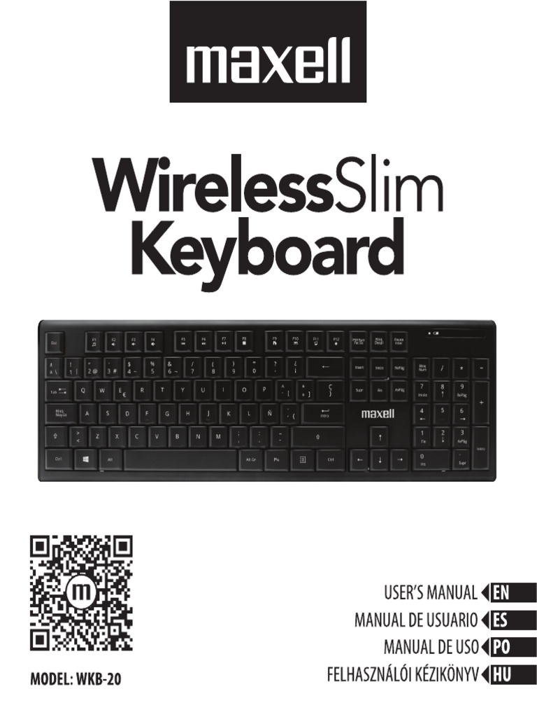 Manual Wireless Slim Keyboard | PDF