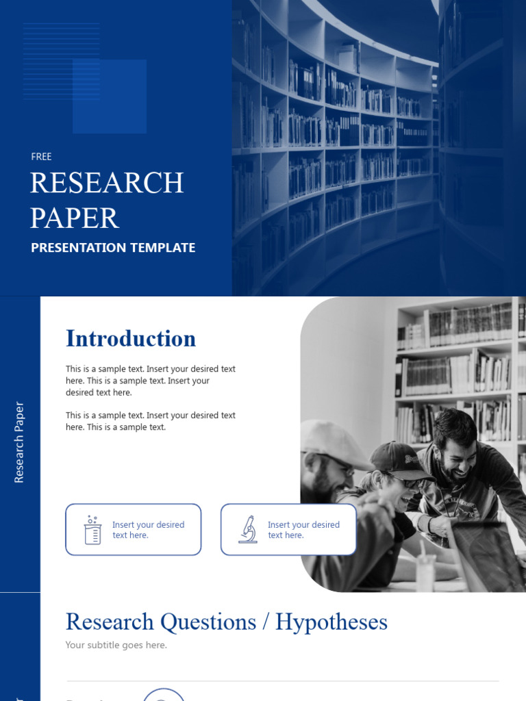 FF0479 01 Free Research Paper Powerpoint Presentation Template 16x9 1 | PDF