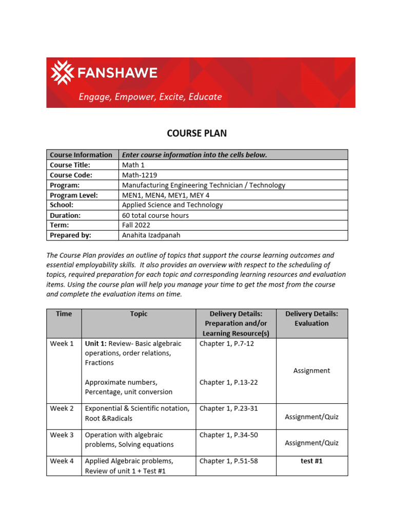 Math 1219 CP | PDF