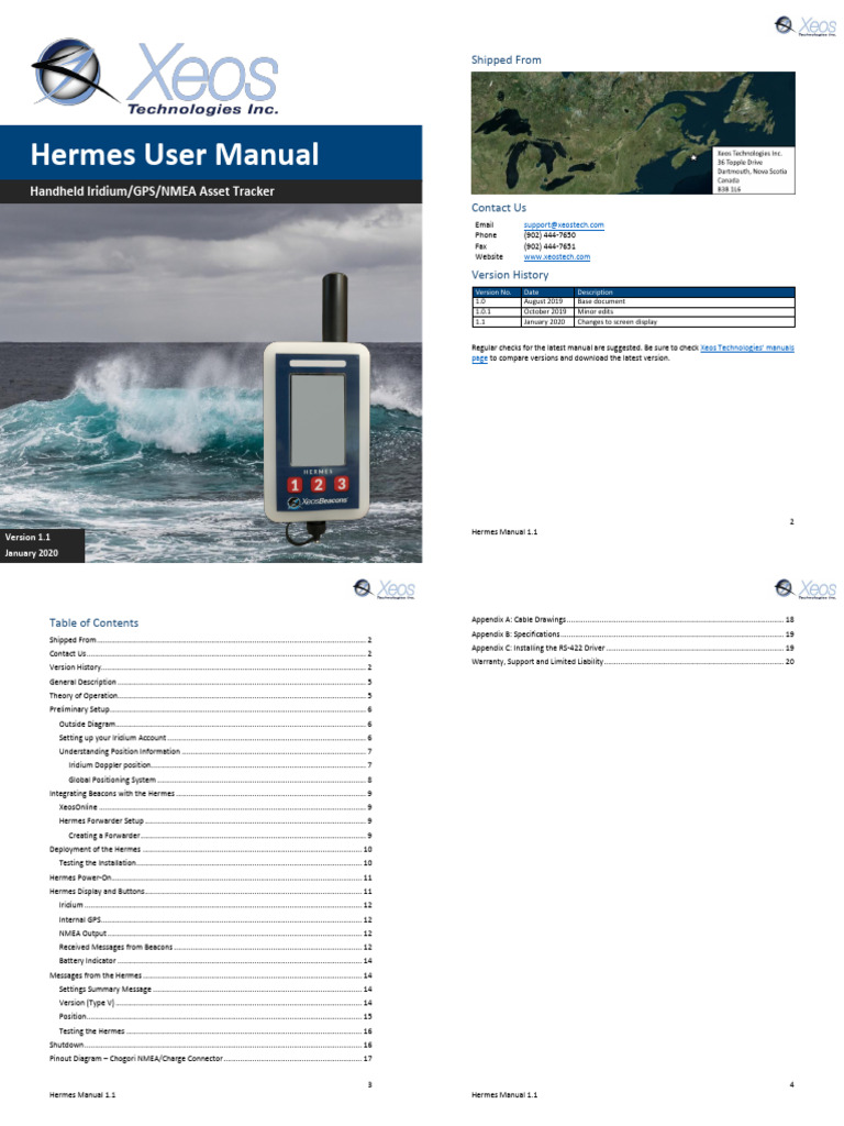 Hermes 4 | PDF | Global Positioning System | Information And ...