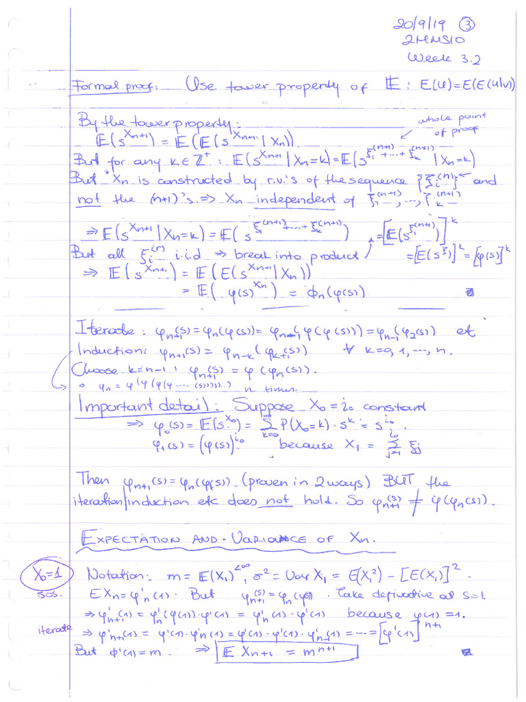 07 Lecture - Branching Processes | PDF