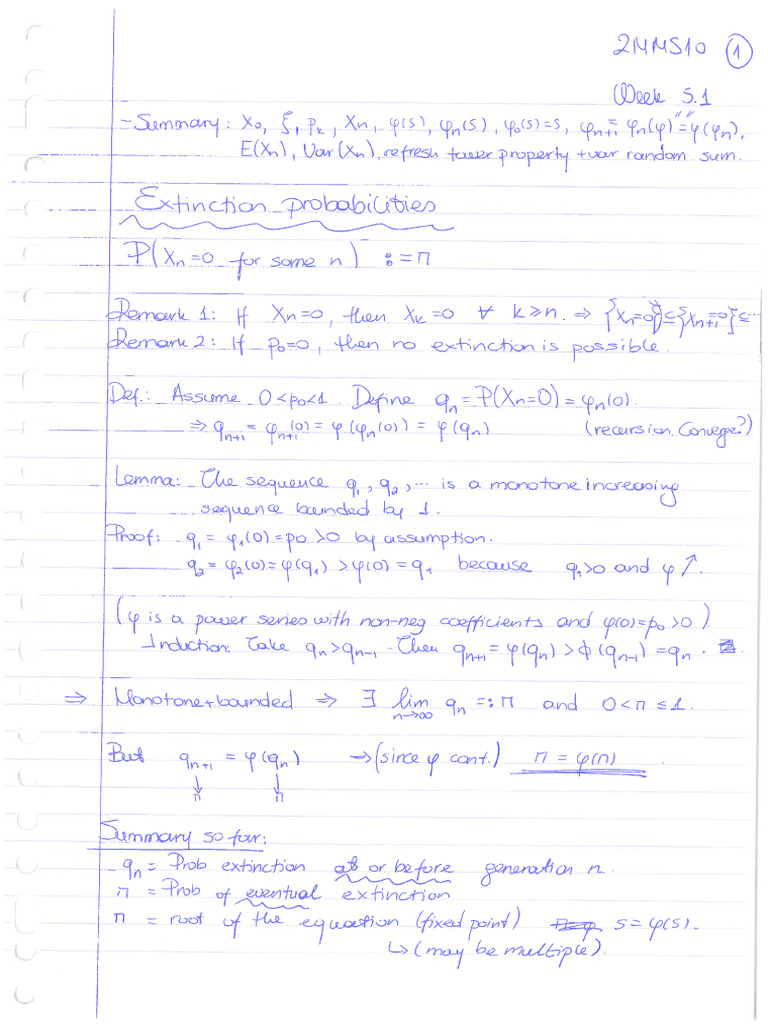 08 Lecture - Branching Processes | PDF