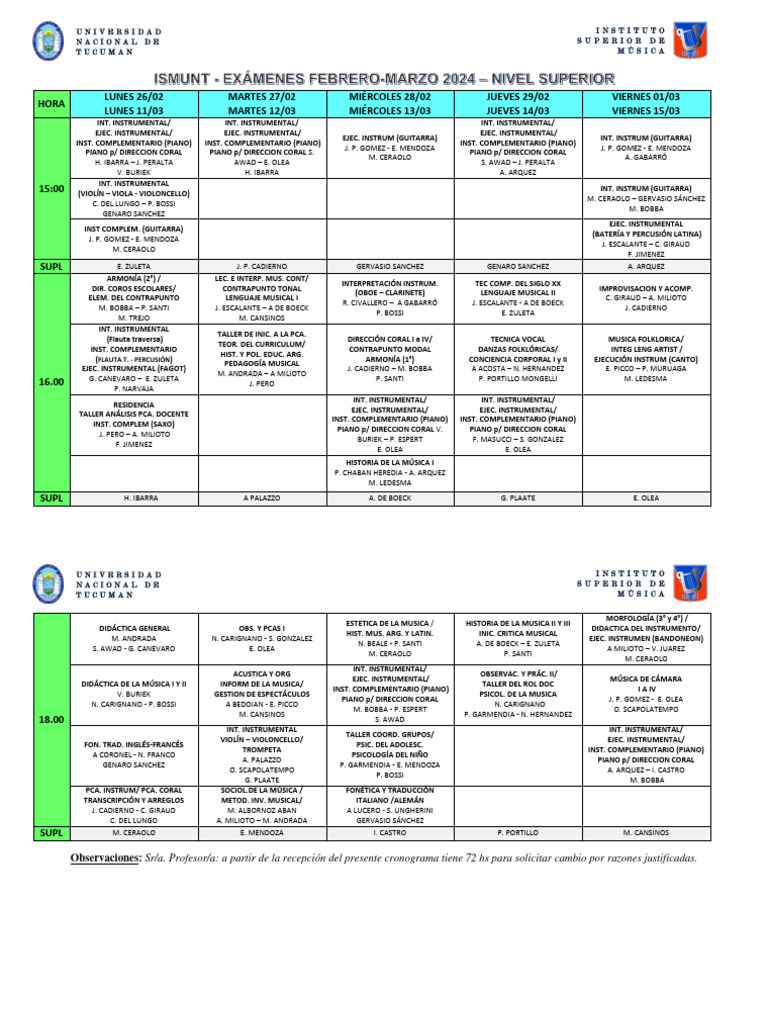 Ex Ã¡menes NSFeb Marzo 2024 | PDF