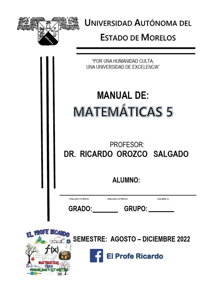 MANUAL Mat5 COMPLETO (Derivadas) | PDF