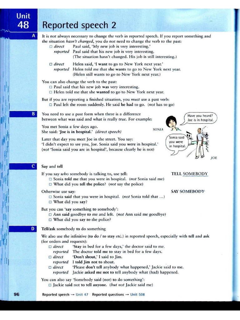 Reported Speech 2 | PDF