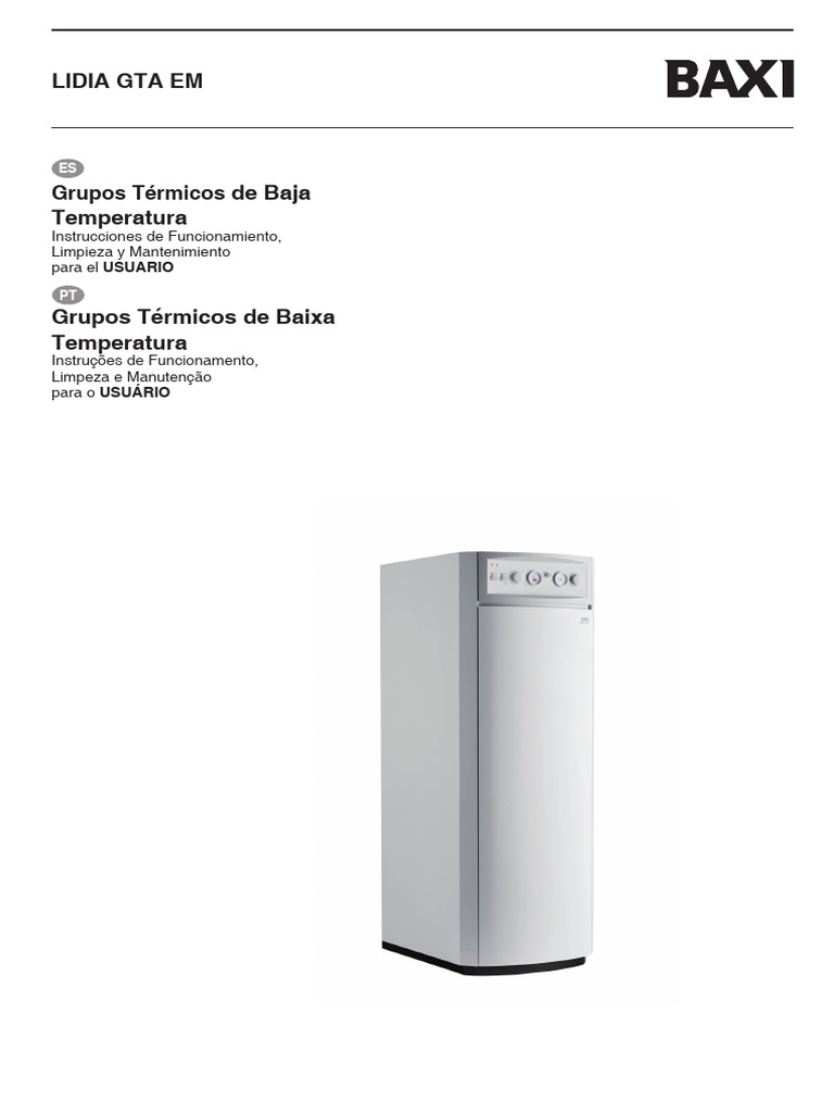 Manual Caldera | Descargar gratis PDF | Calor | Termostato