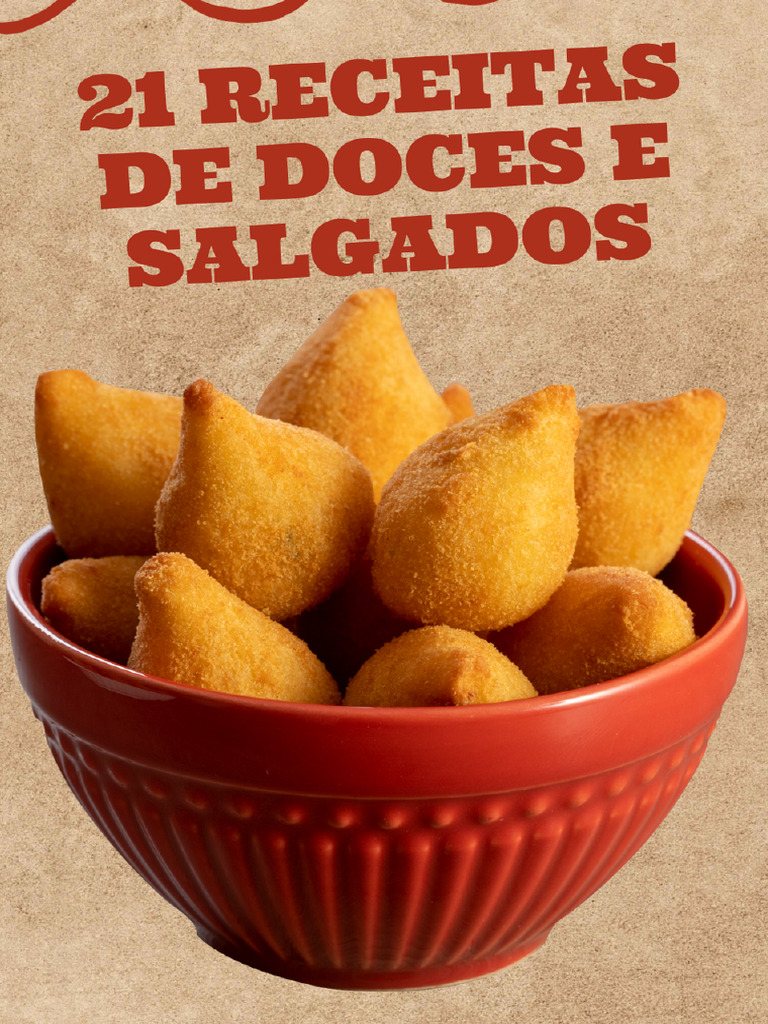 21 Receitas de Doces e Salgados | PDF
