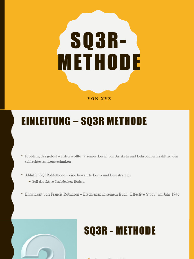 SQ3R Methode | PDF