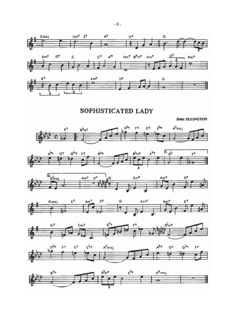 Sophisticated Lady | PDF