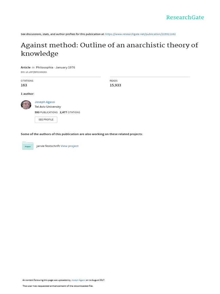 Against | PDF | Philosophy