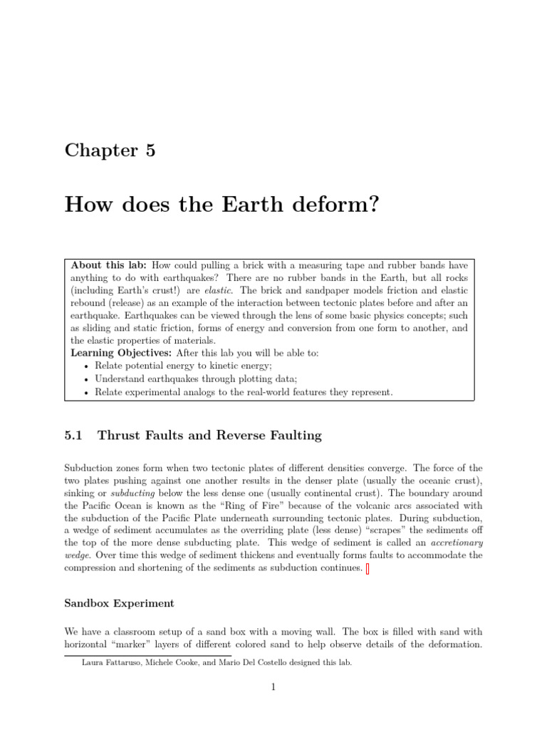 Elastic Rebound and Earthquake Dynamics | PDF | Social Science