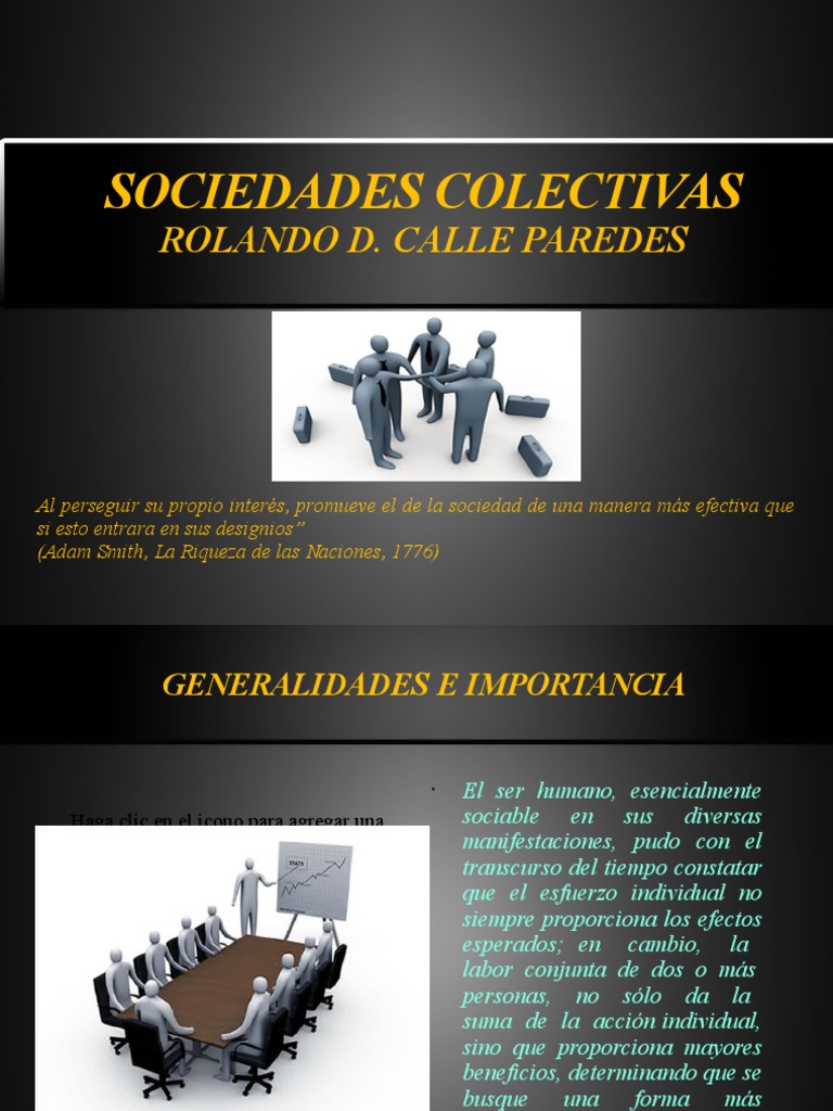 Sociedades Colectivas | PDF | Liquidación | Sociedad General