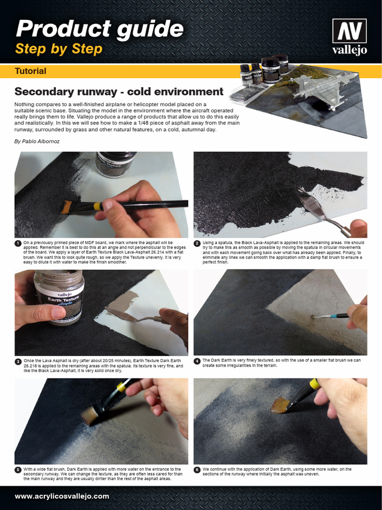 Vallejo Stepbystep Secondary Runway Cold Environment EN | PDF